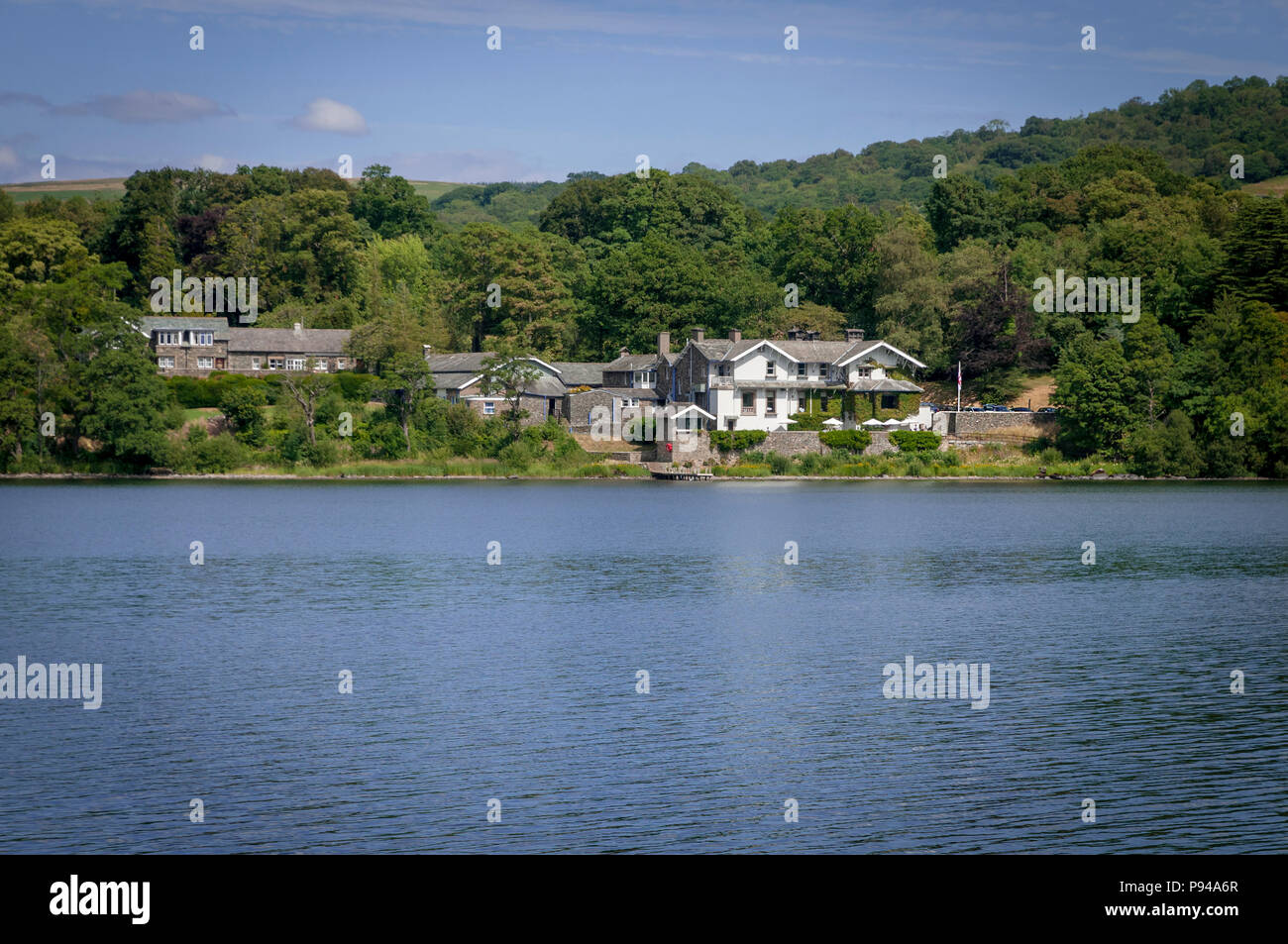 Lake District. Ullswater. Sharrow Bay hotel Stock Photo - Alamy