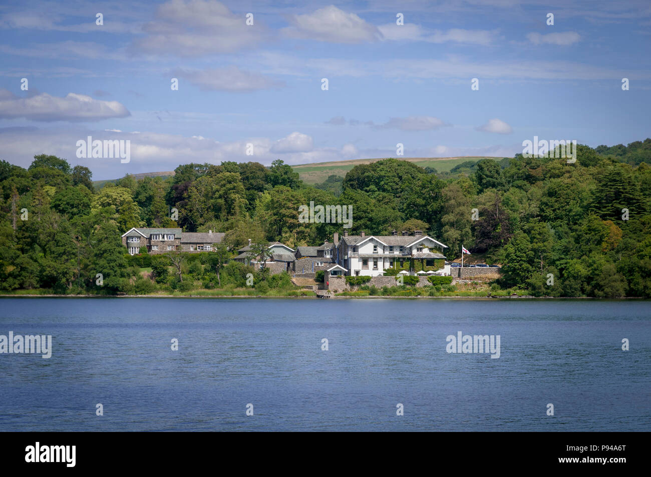 Lake District. Ullswater. Sharrow Bay hotel Stock Photo - Alamy