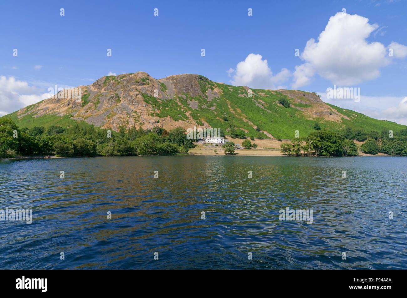 Lake District. Ullswater. The Waternook Hotel. Howtown Stock Photo - Alamy