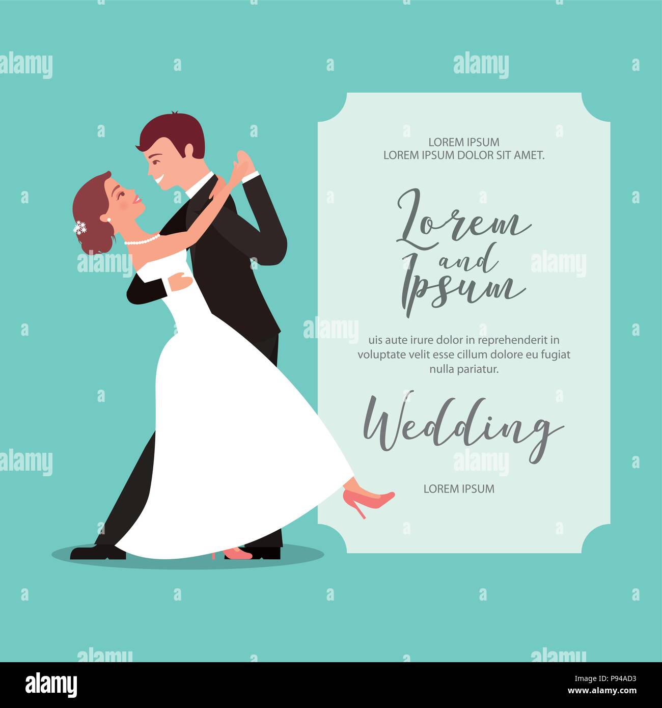 First dance Stock Vector Images - Alamy