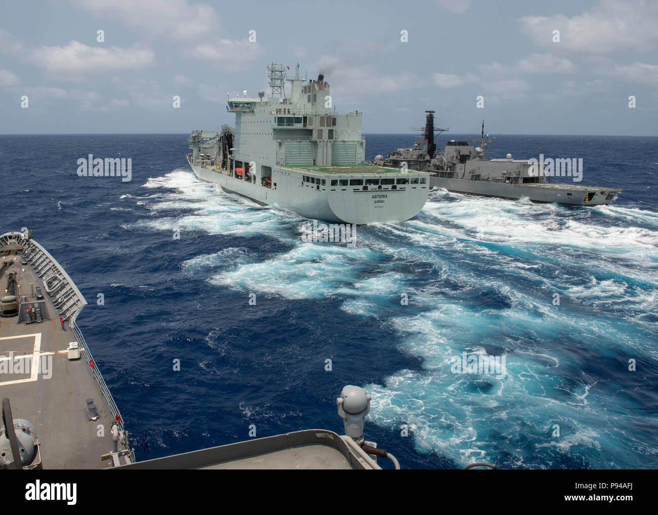 Royal canadian navy supply ship mv asterix hi-res stock photography and ...