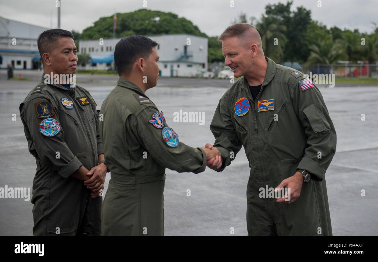 180711-N-OU129-045 CLARK AIR BASE, Philippines (July 11, 2018) Rear Adm ...