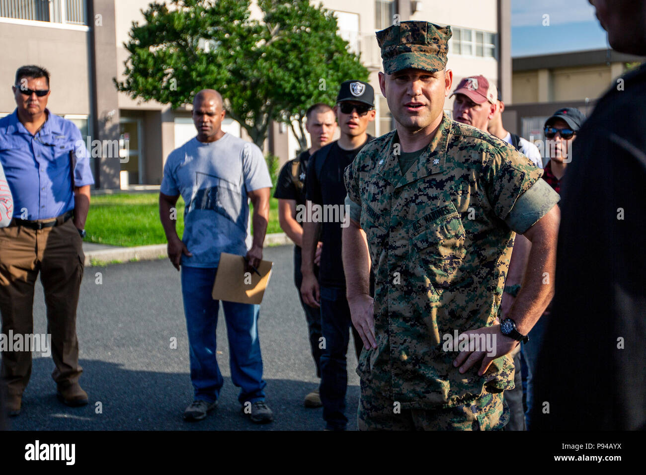 U.S. Marine Corps Lt. Col. Joseph Grimm, the executive officer of ...