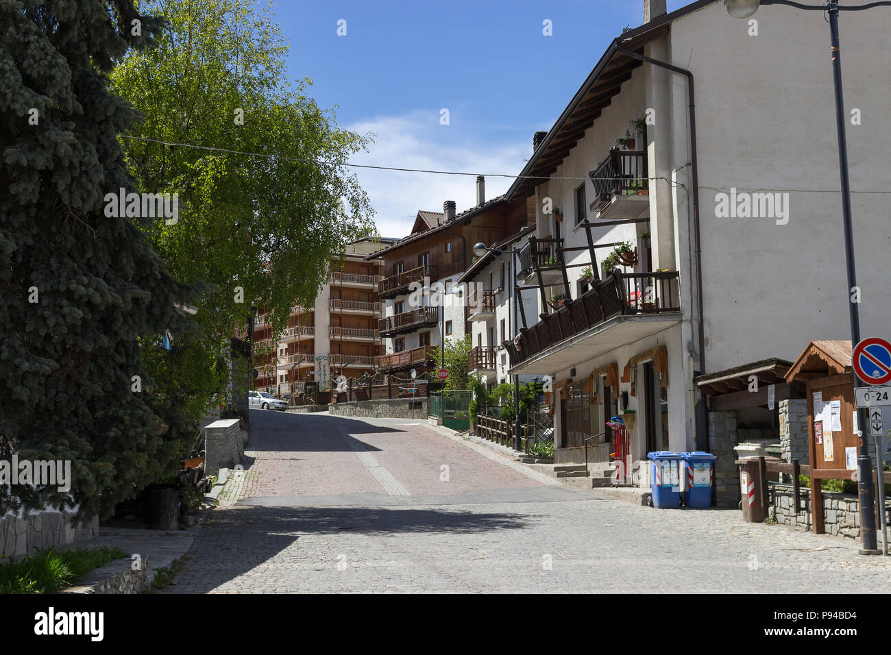 Sauze oulx old town in hi-res stock photography and images - Alamy