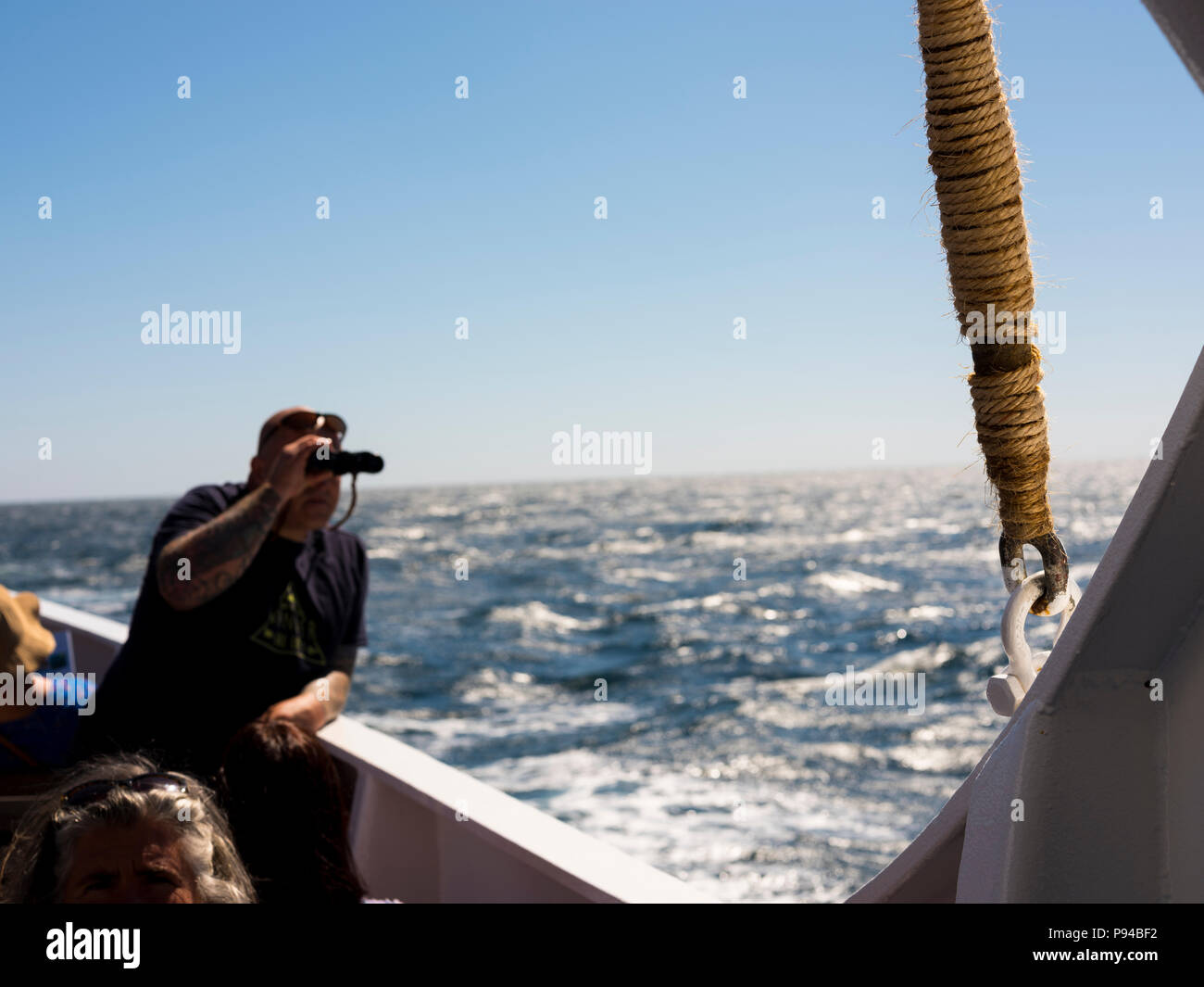 Aboard the Scillonian 2, Isles of Scilly Stock Photo - Alamy