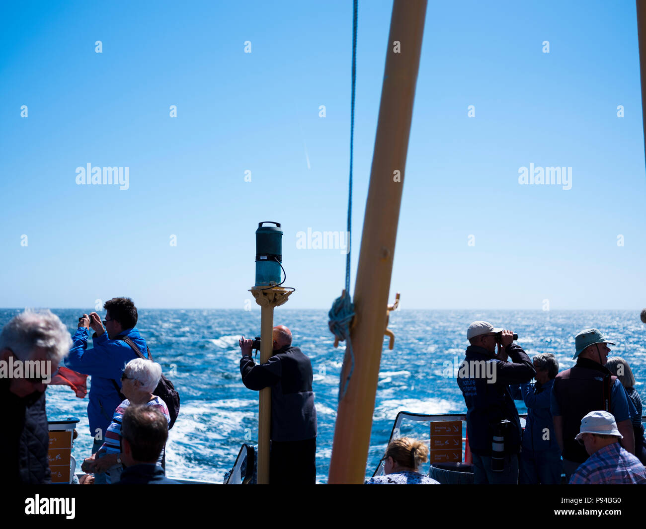 Aboard the Scillonian 2, Isles of Scilly Stock Photo - Alamy