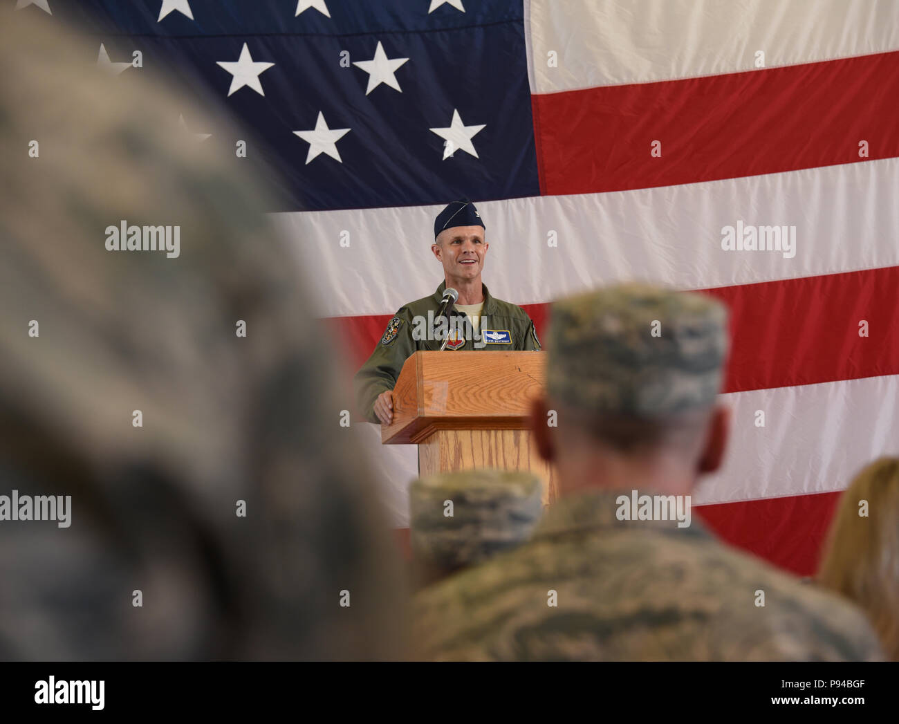 U.S. Air Force Col. Steven M. Boatright, 53rd Weapons Evaluation Group ...