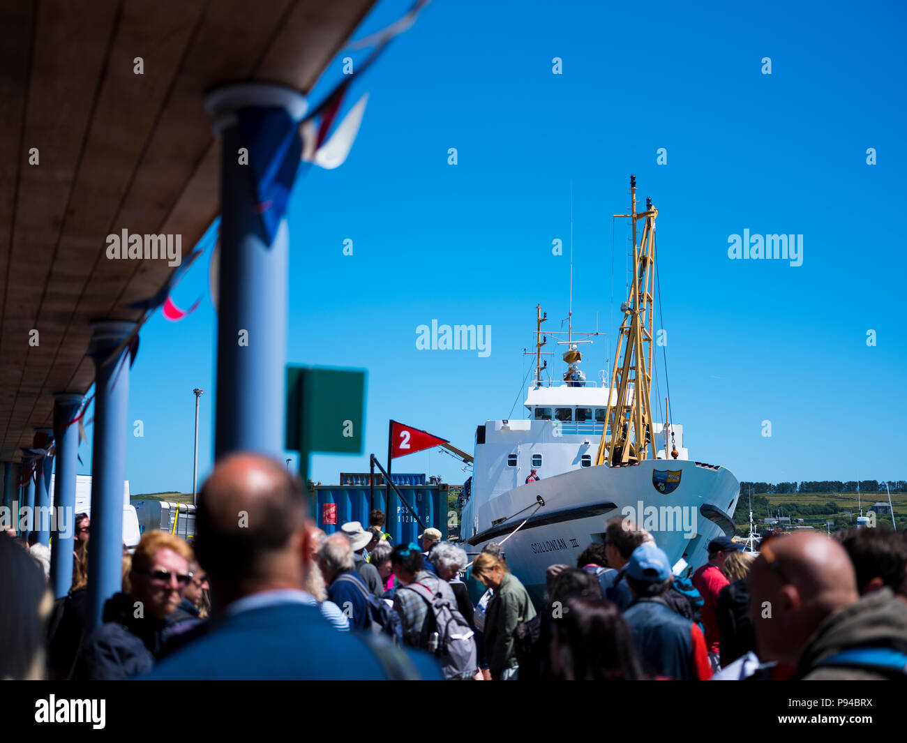 The Scillonian III, Isles of Scilly Stock Photo - Alamy