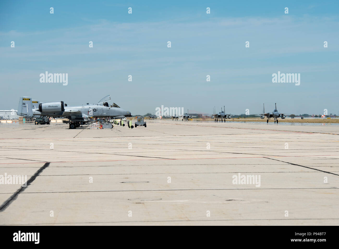F-15Cs from the 122nd Fighter Squadron of the 159th Fighter Wing, Naval ...