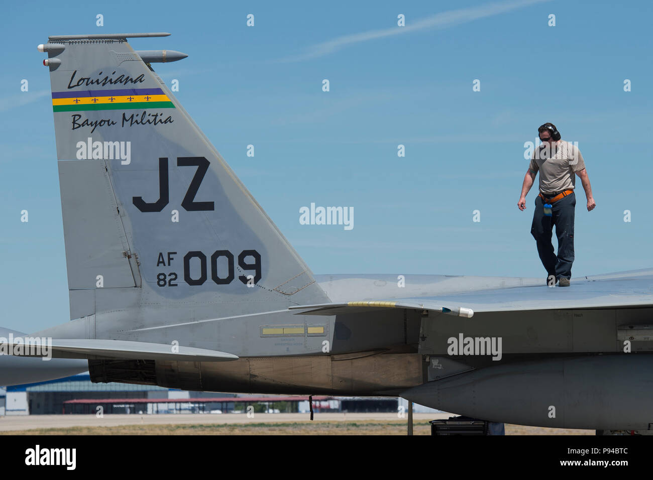 F-15Cs from the 122nd Fighter Squadron of the 159th Fighter Wing, Naval ...