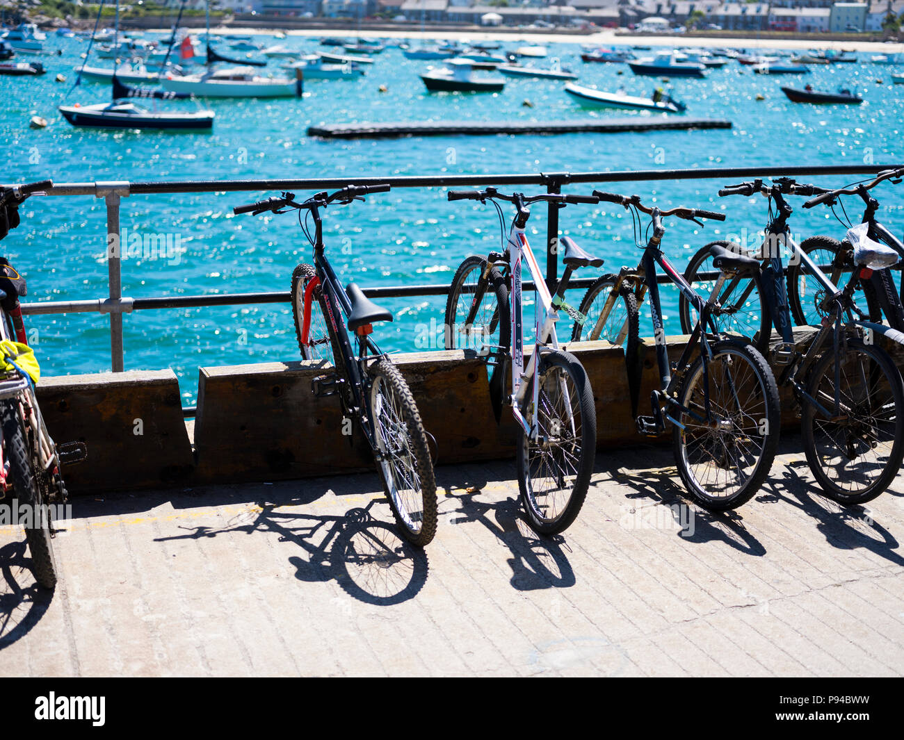 Scillies bicycle hi-res stock photography and images - Alamy