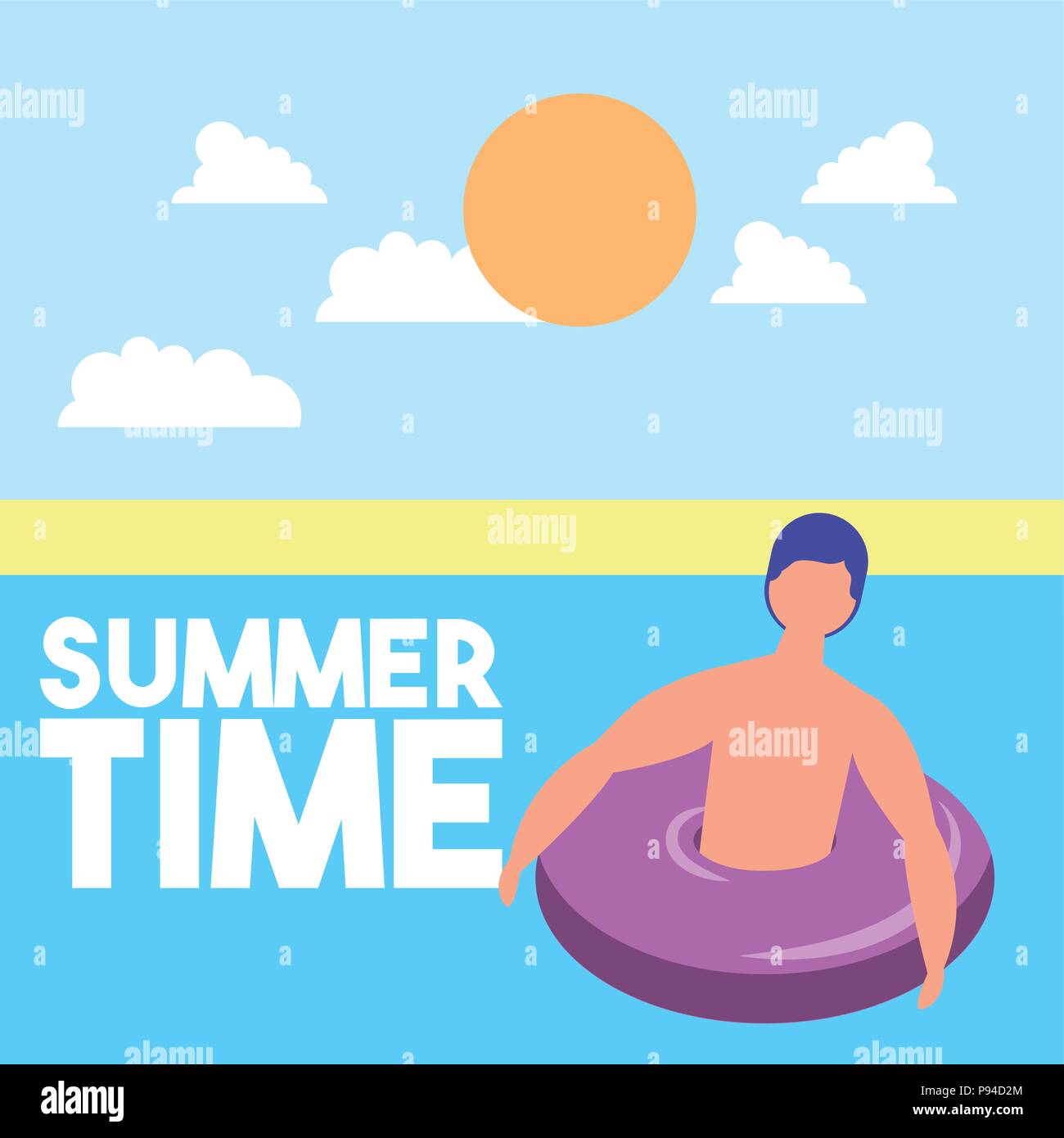 Beach bonding Stock Vector Images - Alamy