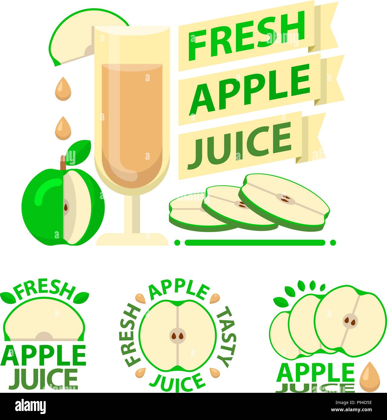 Apple emblems hi-res stock photography and images - Alamy