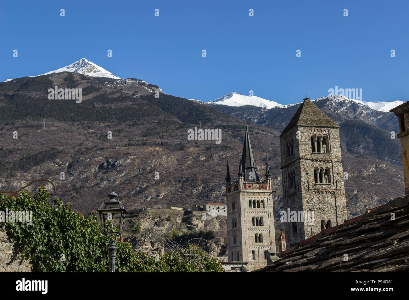 Landmark of Susa in Valsusa valley Stock Photo - Alamy