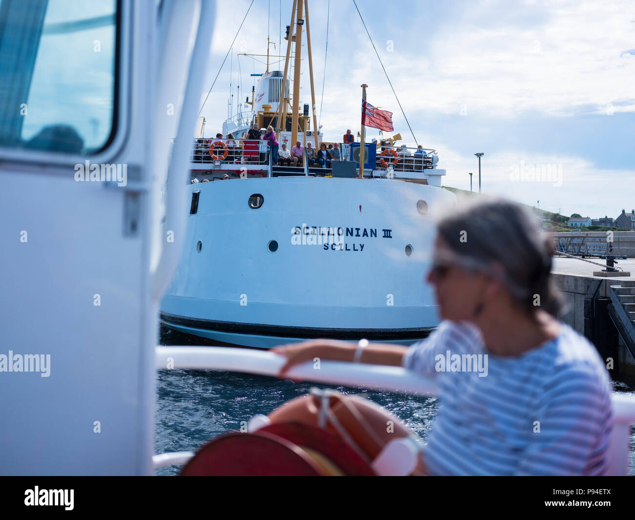 The Scillonian III, Isles of Scilly Stock Photo - Alamy