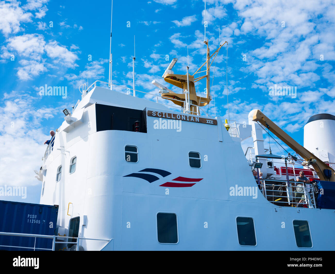 The Scillonian III, Isles of Scilly Stock Photo - Alamy