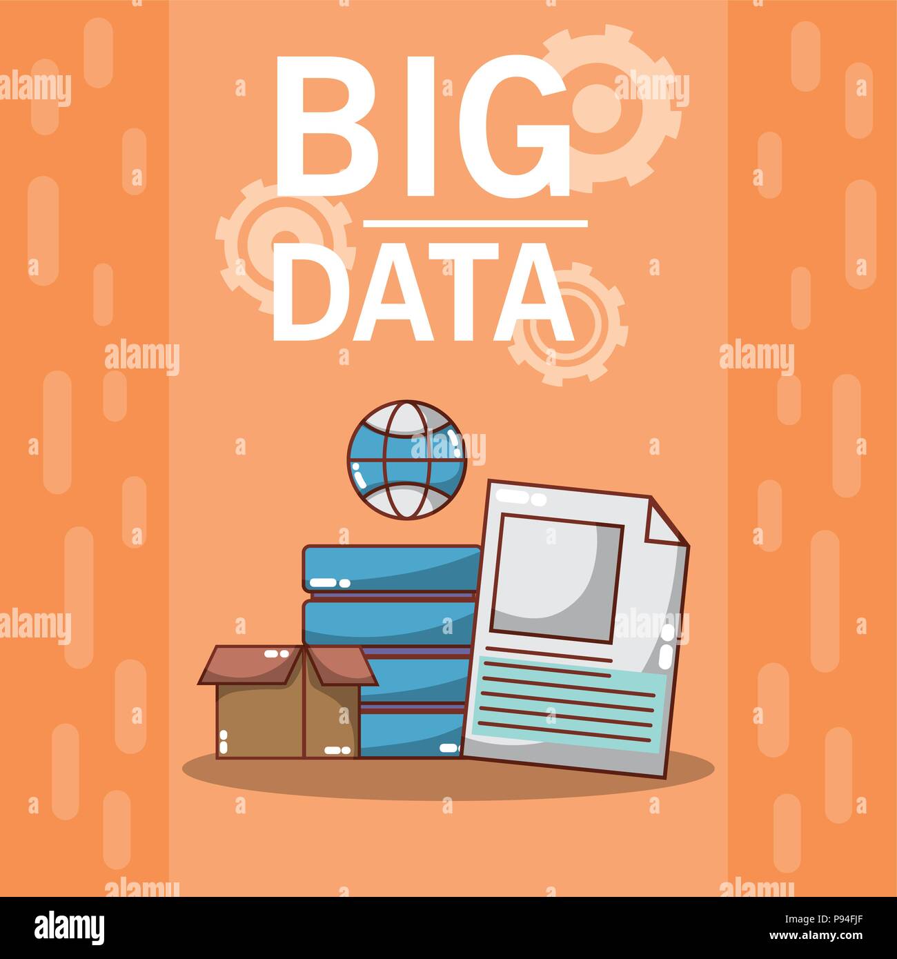 Data transfer box Stock Vector Images - Alamy