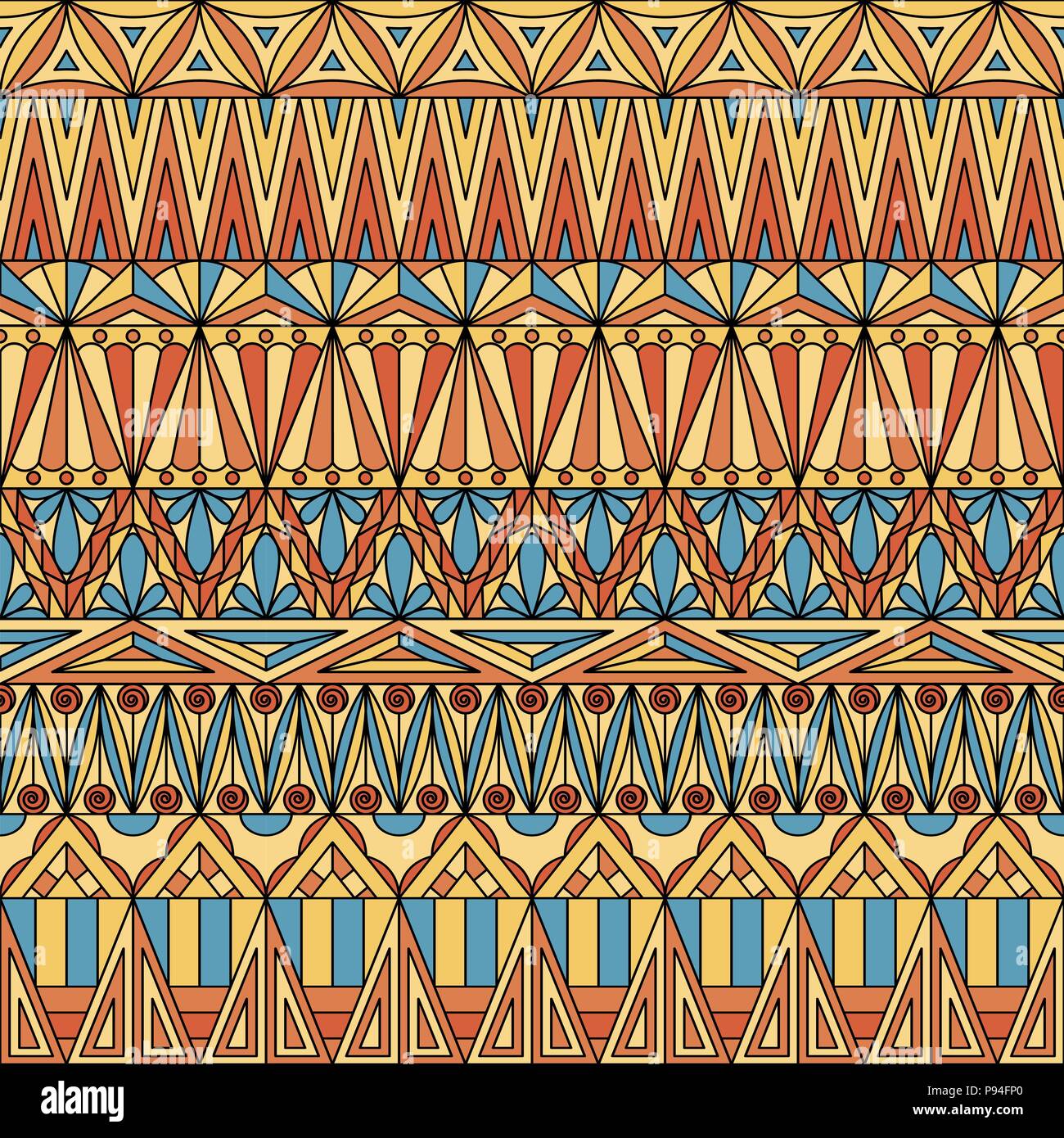 Geometric ornamental seamless pattern for backgrounds, textile and ...