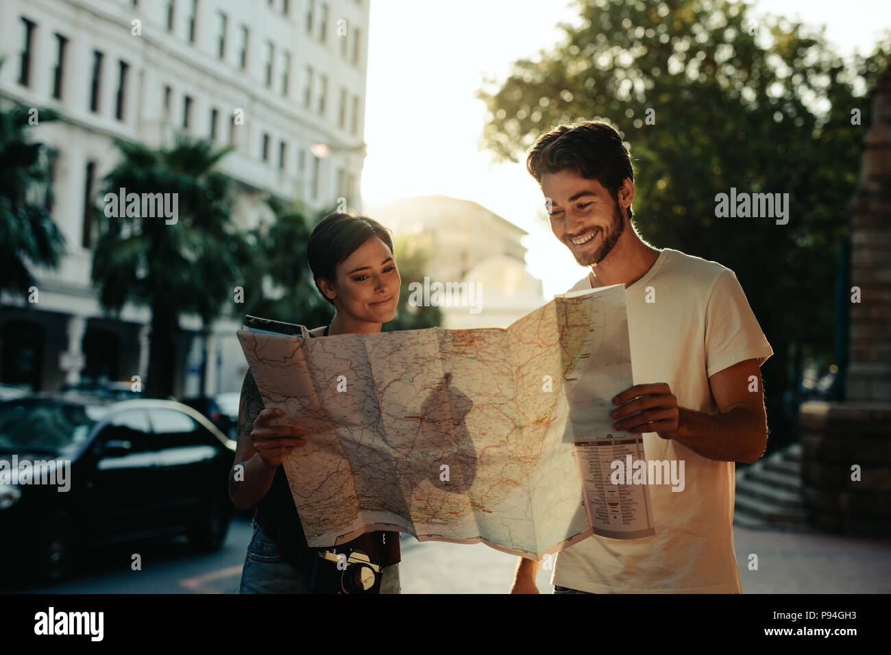 Find the route hi-res stock photography and images - Alamy
