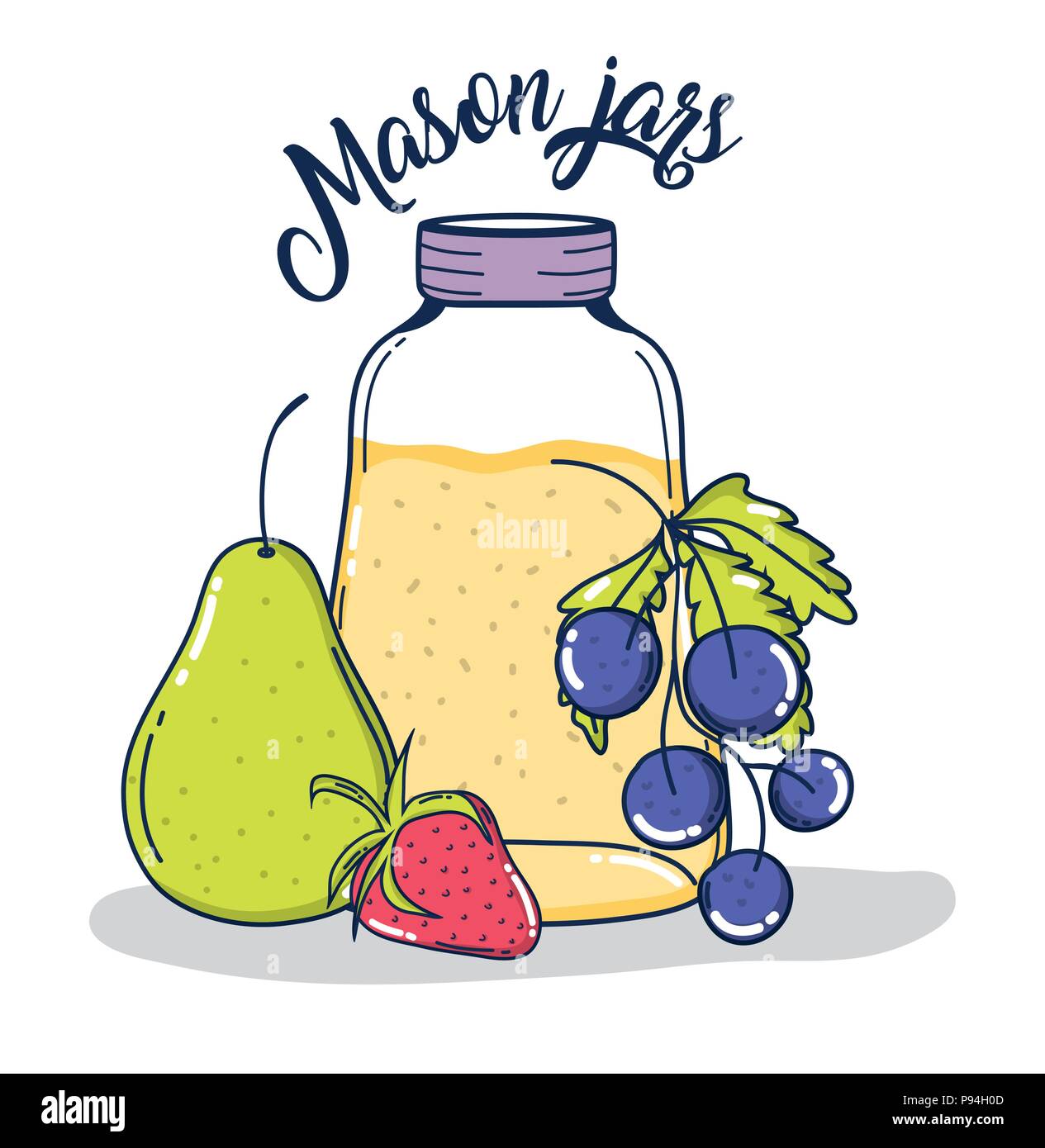 Mason jars drawing Stock Vector Image & Art - Alamy
