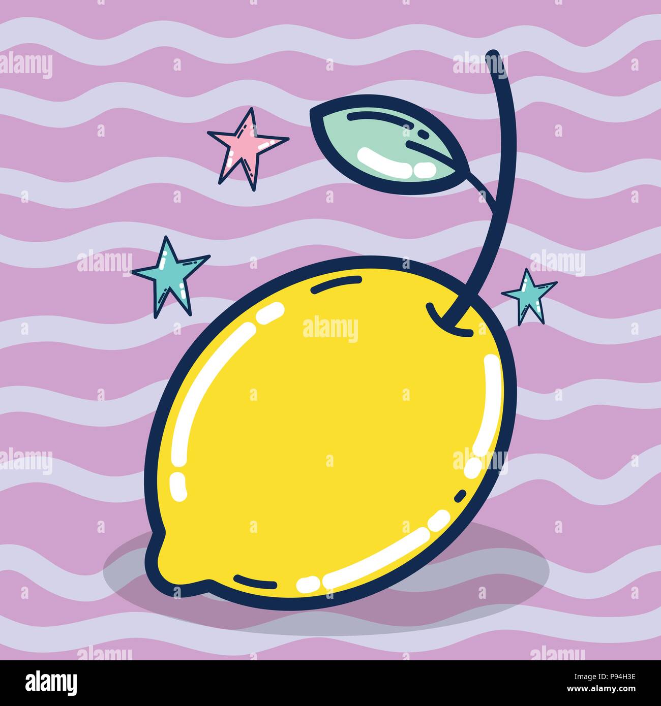 Cute lemon cartoon Stock Vector Image & Art - Alamy