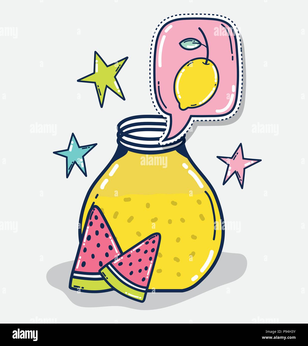 Lemonade in mason jar Stock Vector Image & Art - Alamy