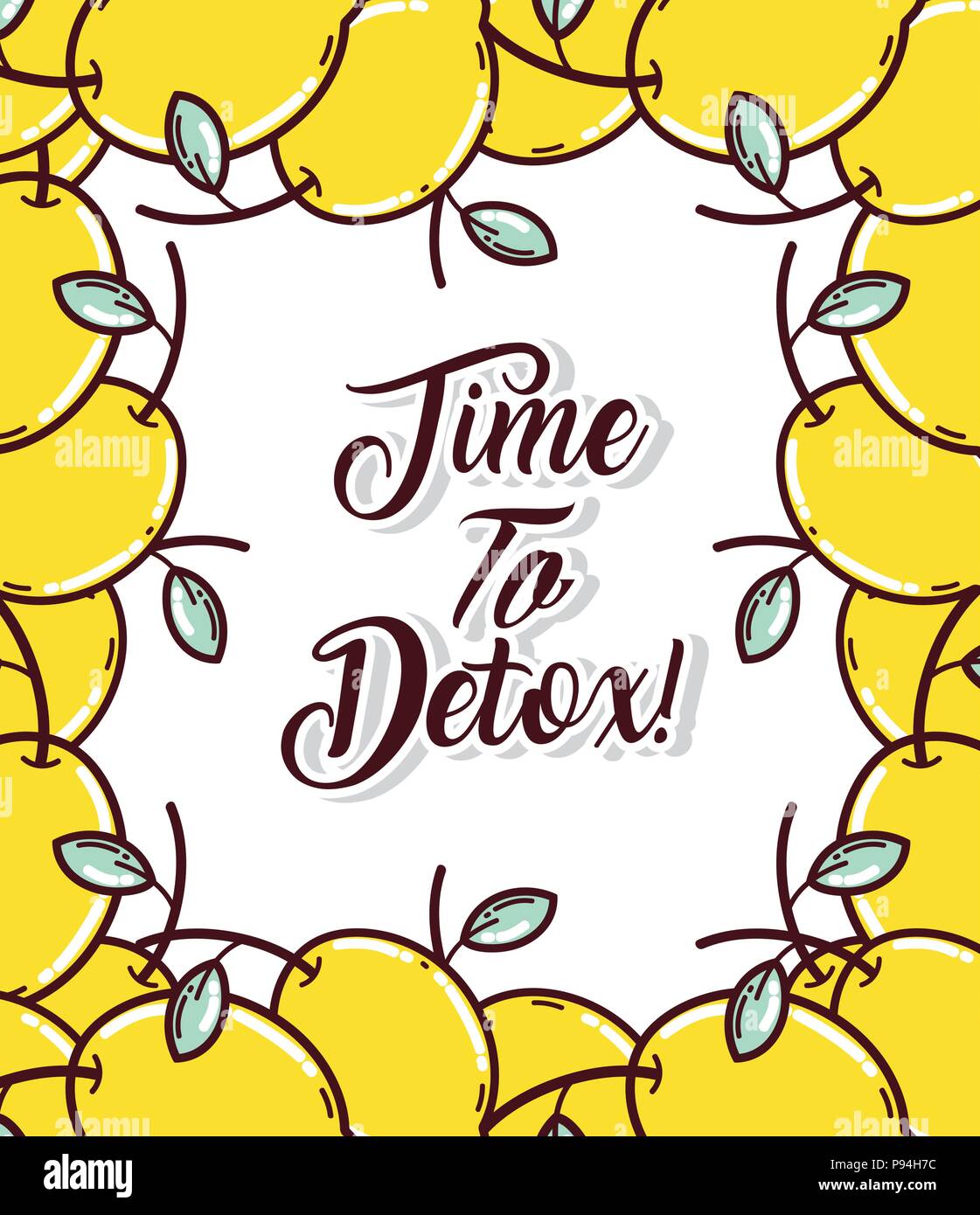 Time to detox Stock Vector Images - Alamy