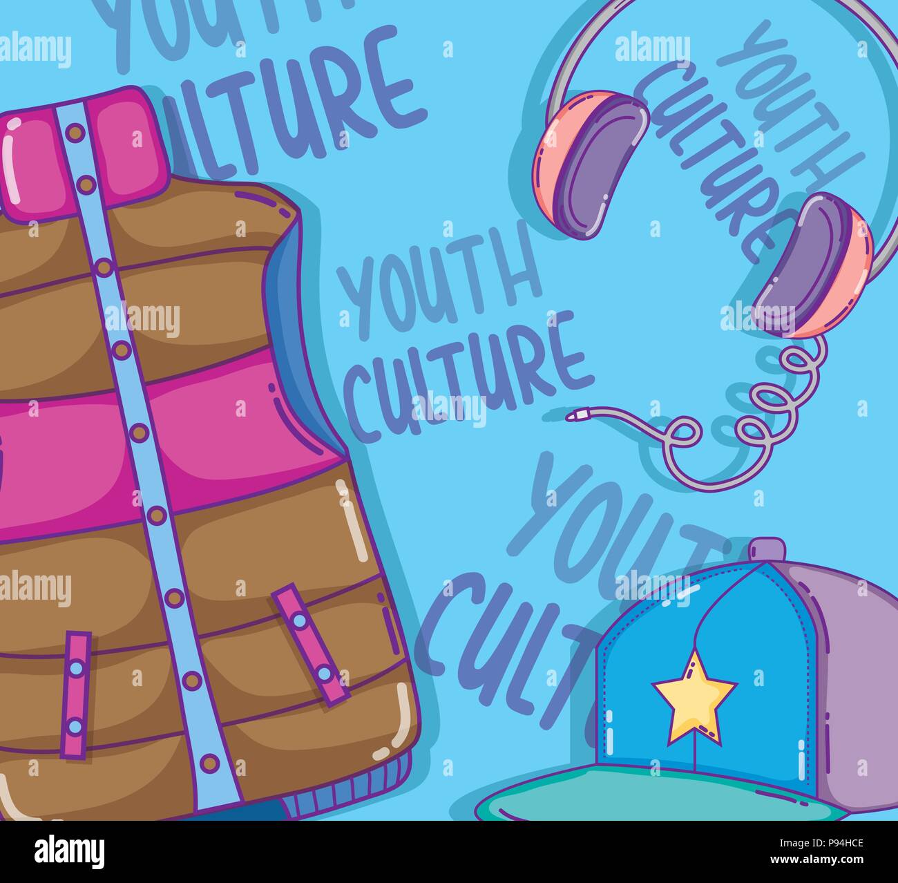 Youth culture cartoons Stock Vector Image & Art - Alamy