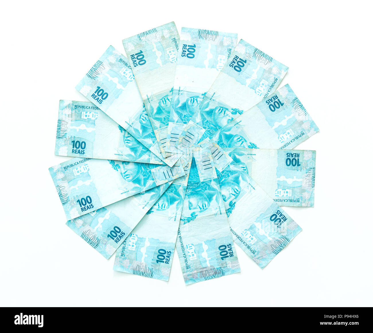 Brazilian money, reais, high denominations Stock Photo - Alamy