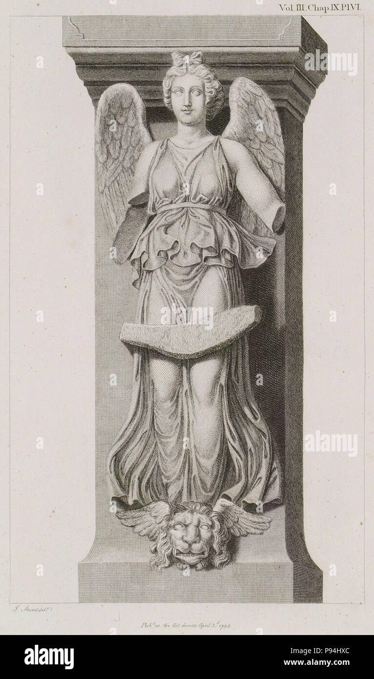 A figure representing Victory - Stuart James & Revett Nicholas - 1794 ...