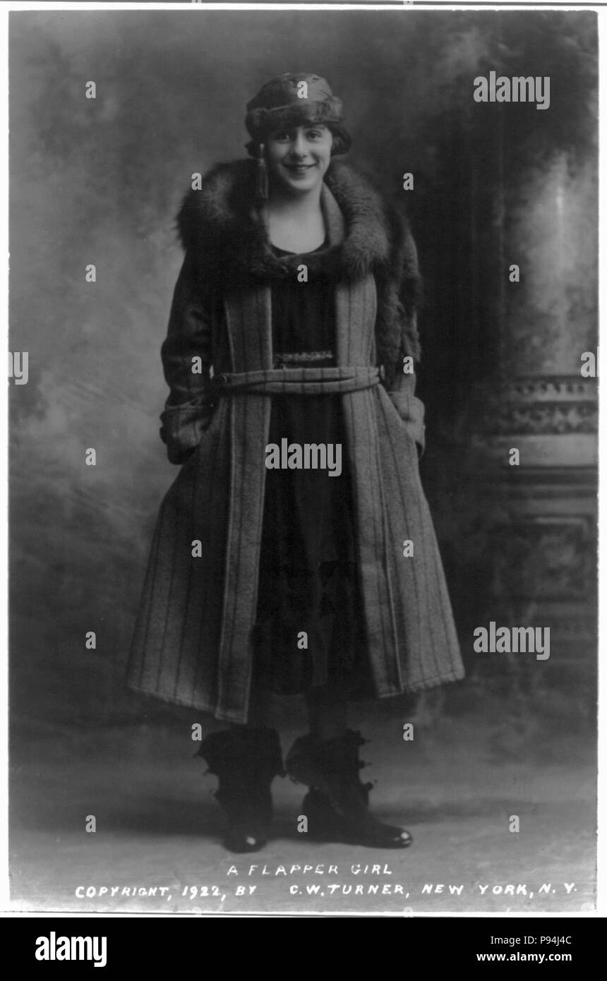 A flapper girl Stock Photo - Alamy