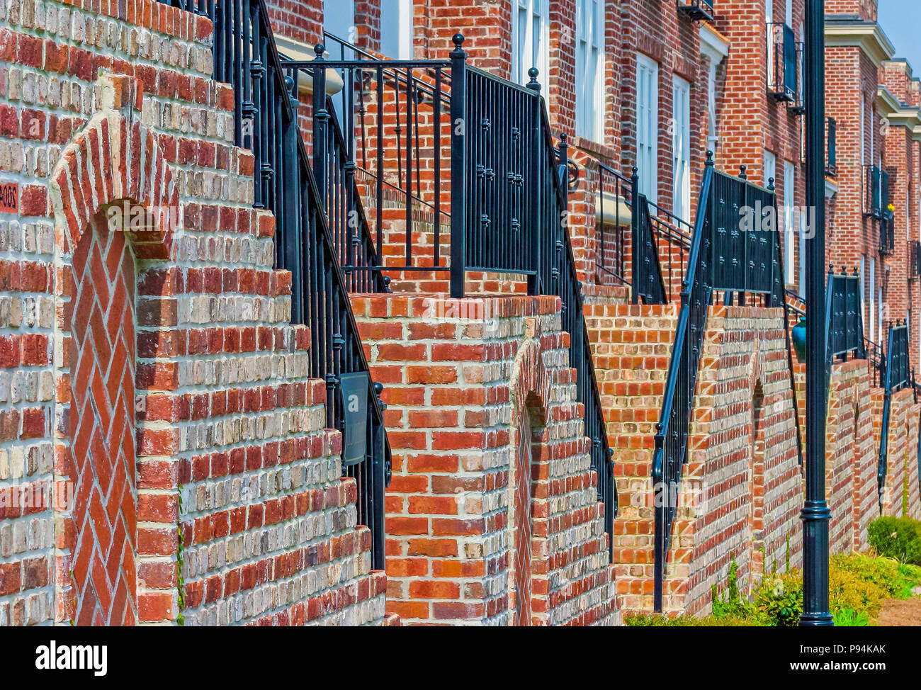 Bricks brick steps hi-res stock photography and images - Alamy