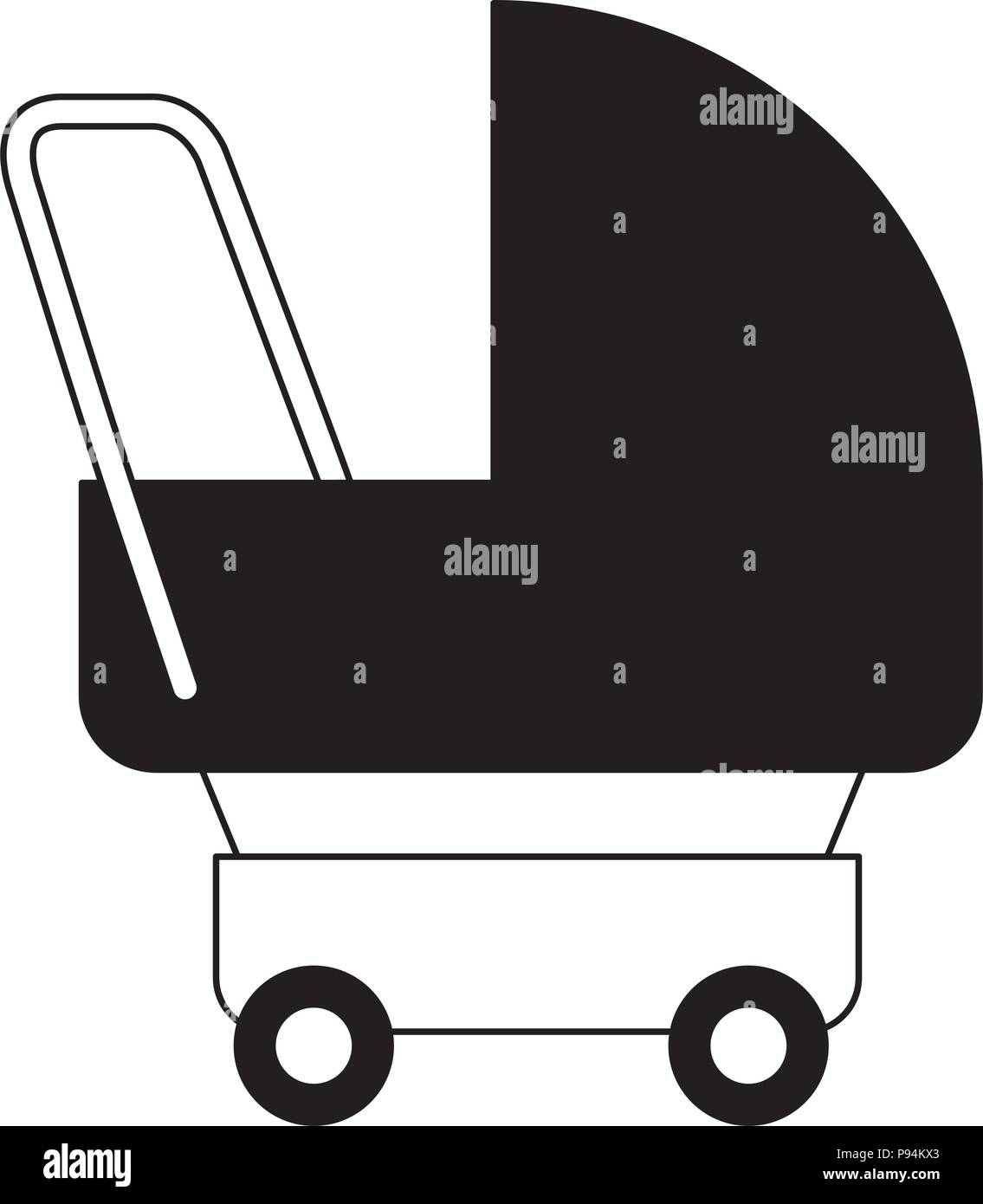 baby cart isolated icon vector illustration design Stock Vector Image ...