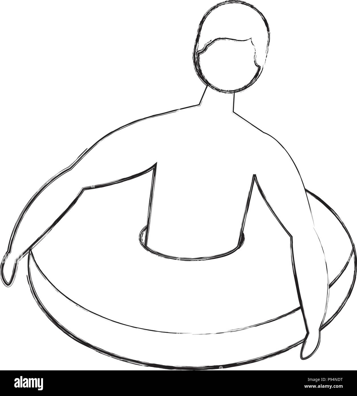 Float ring Stock Vector Images - Alamy