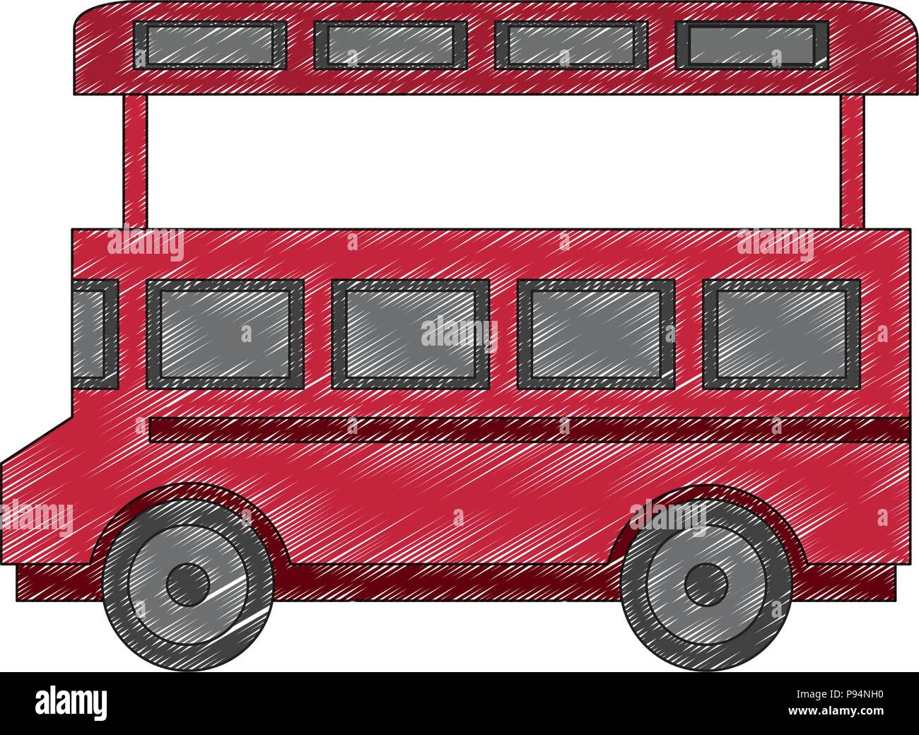 london double decker bus transport Stock Vector Image & Art - Alamy
