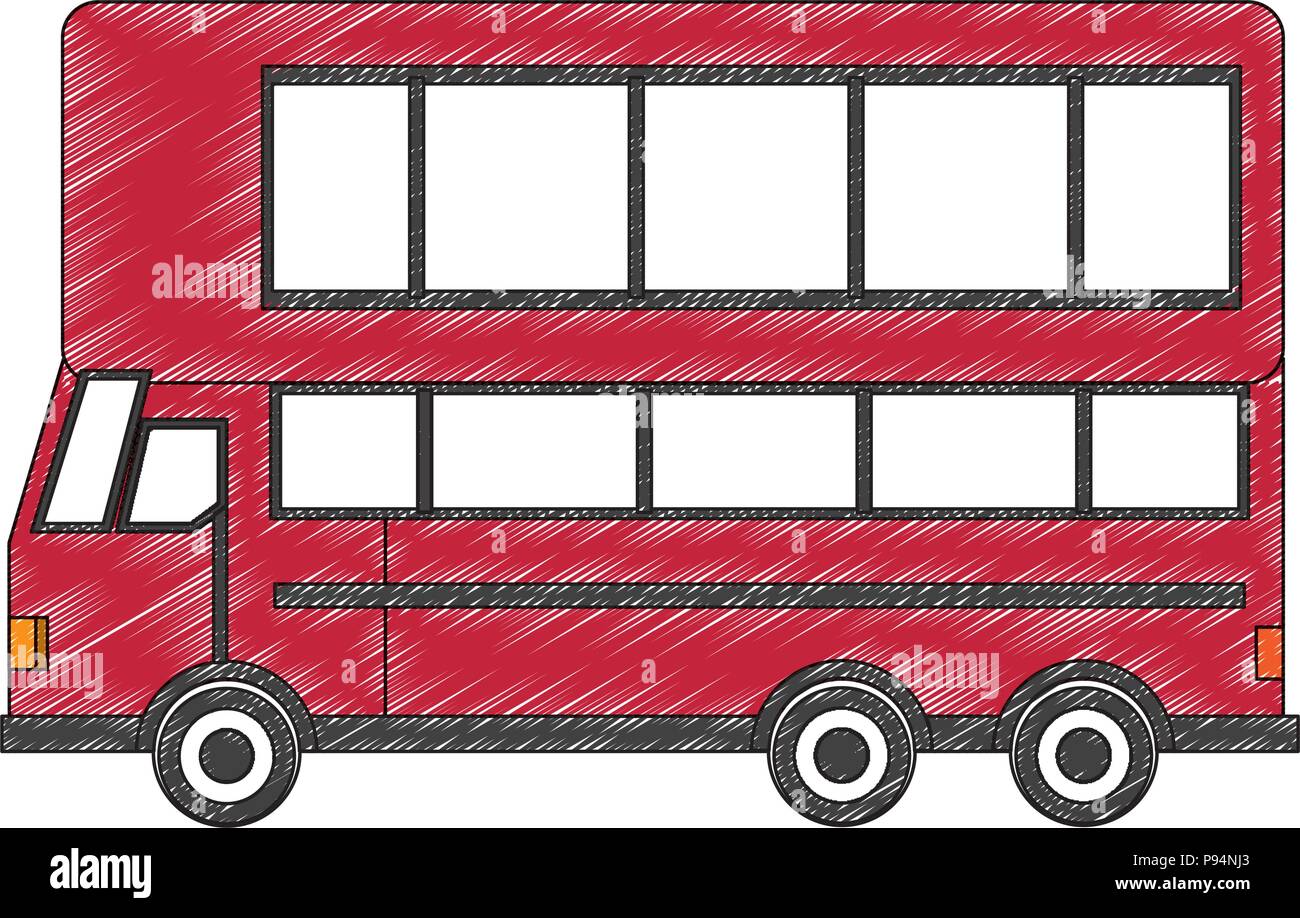 london double decker bus transport Stock Vector Image & Art - Alamy