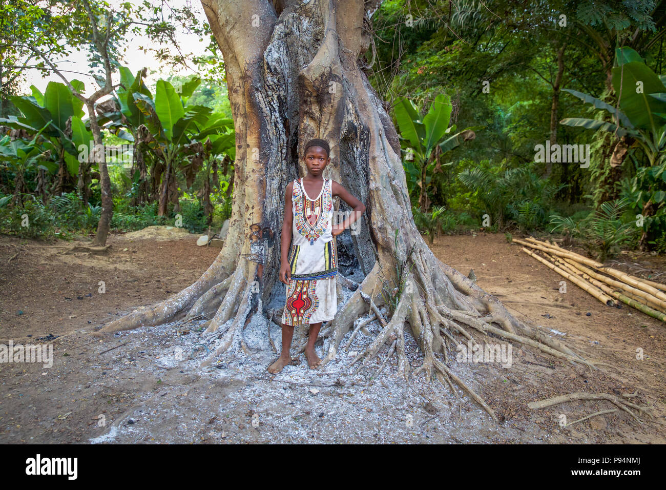 People and Faces of Serabu a small Village in Sierra Leone Stock Photo ...