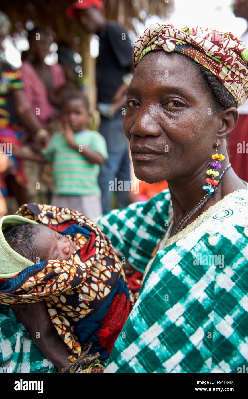People and Faces of Serabu a small Village in Sierra Leone Stock Photo ...