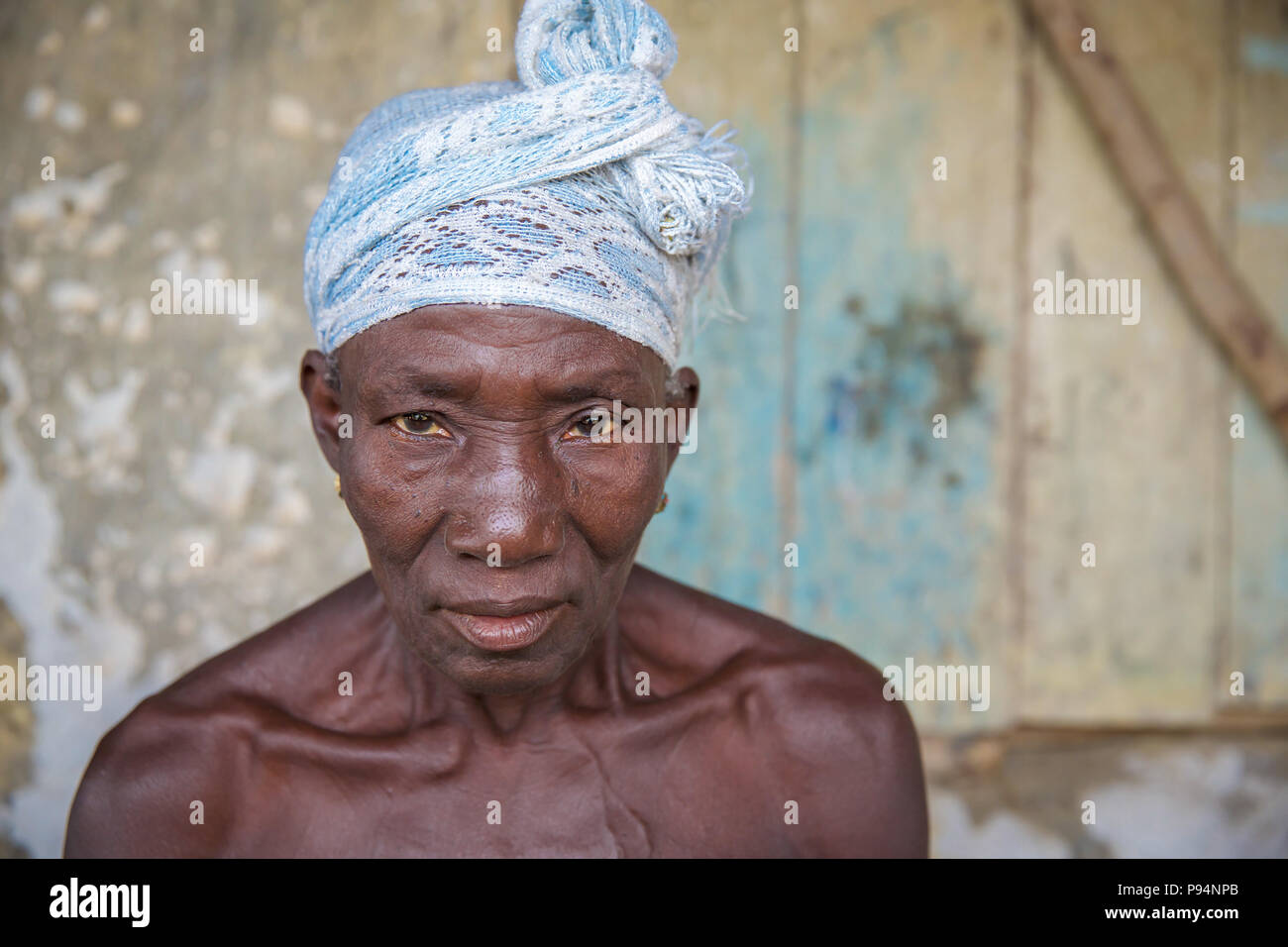 People and Faces of Serabu a small Village in Sierra Leone Stock Photo ...
