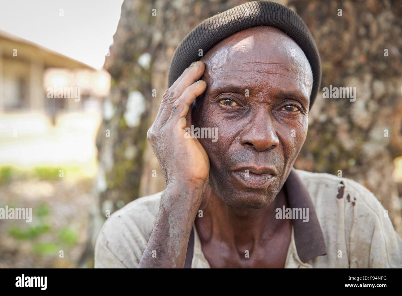 People and Faces of Serabu a small Village in Sierra Leone Stock Photo ...
