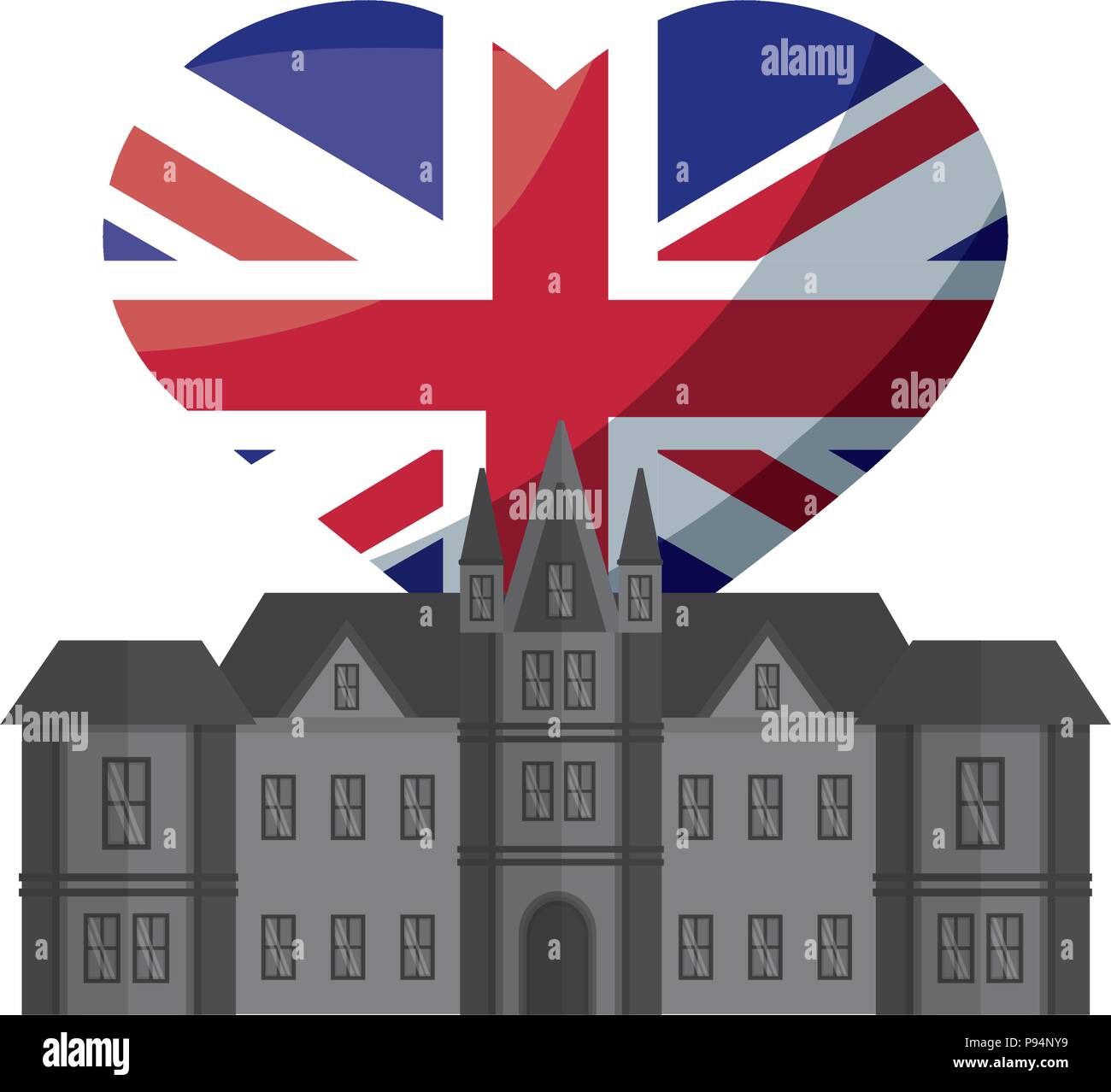 Scottish castle edinburgh scotland Stock Vector Images - Alamy