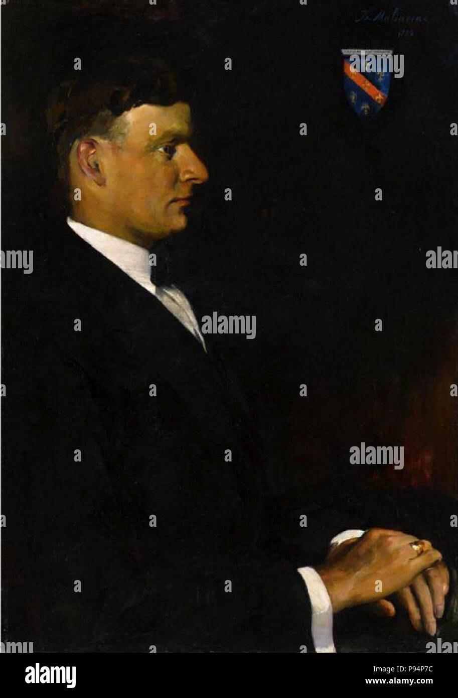 A gentleman by F. Malyavin (1924 Stock Photo - Alamy