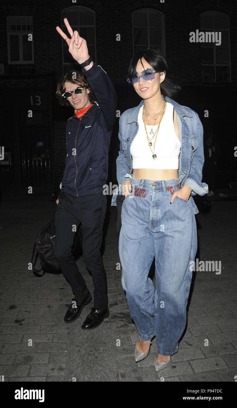 Celebrities at The Scotch of St. James Featuring: Betty Bachz Where ...