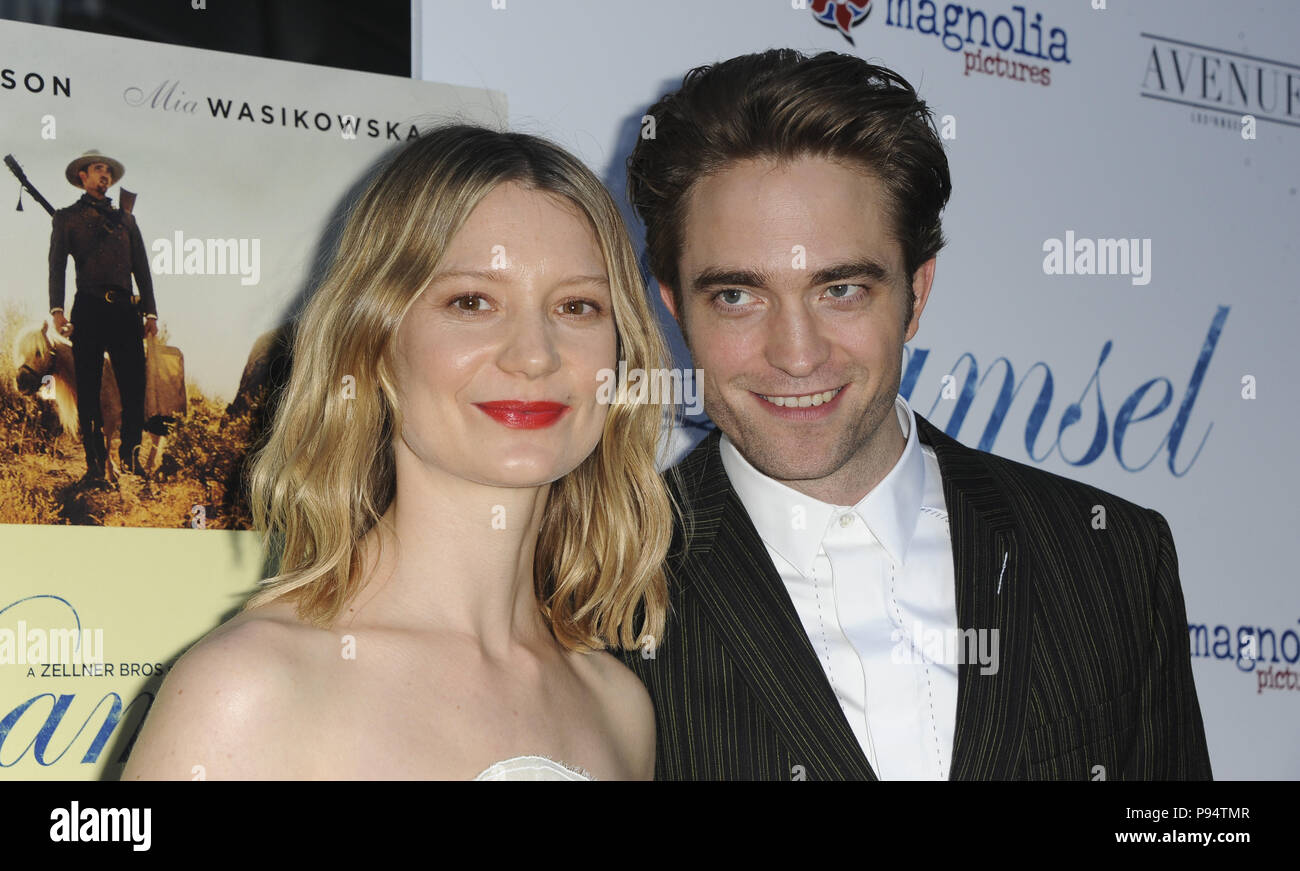 Film Premiere of Damsel Featuring: Mia Wasikowska, Robert Pattinson ...