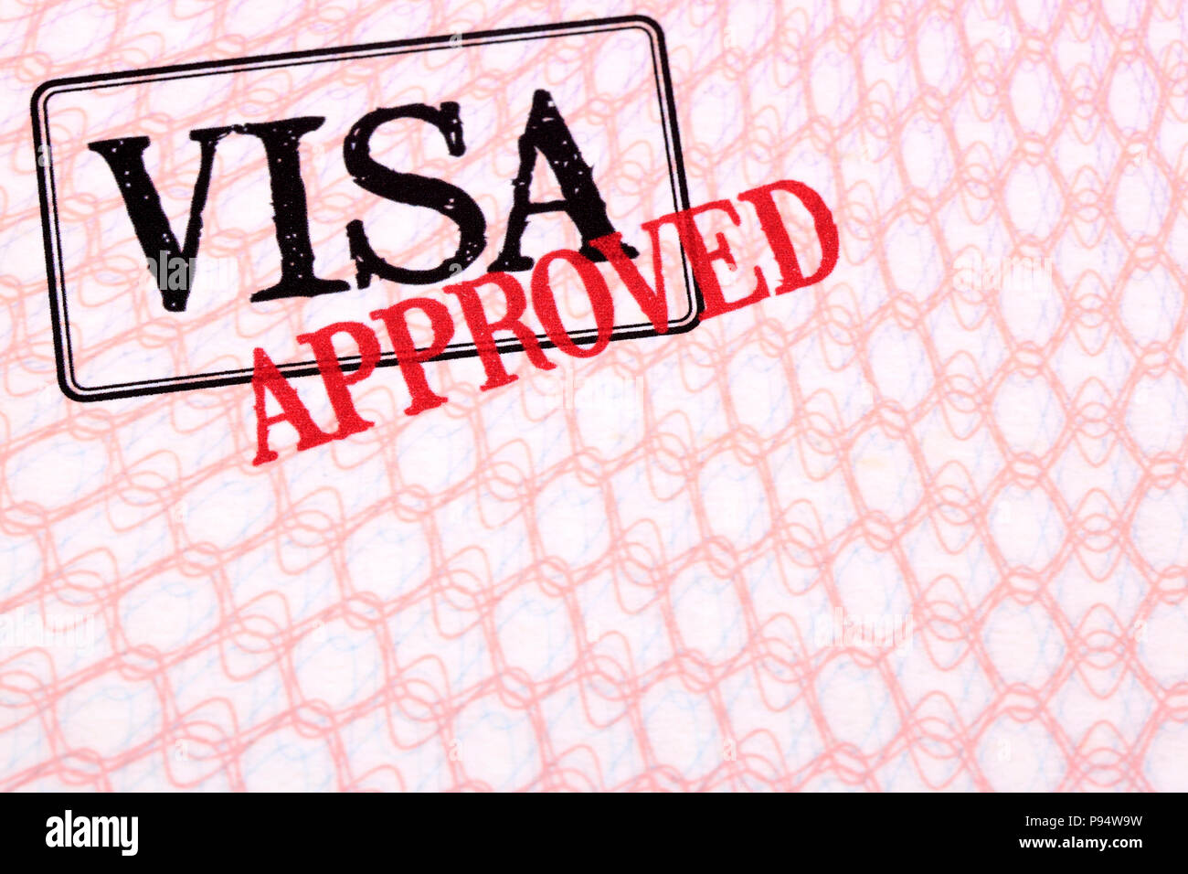 Visa approved hi-res stock photography and images - Alamy