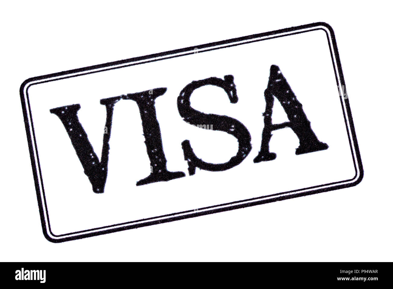 Visa stamp hi-res stock photography and images - Alamy