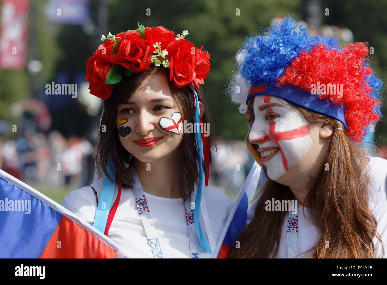 Russian football fans hi-res stock photography and images - Alamy