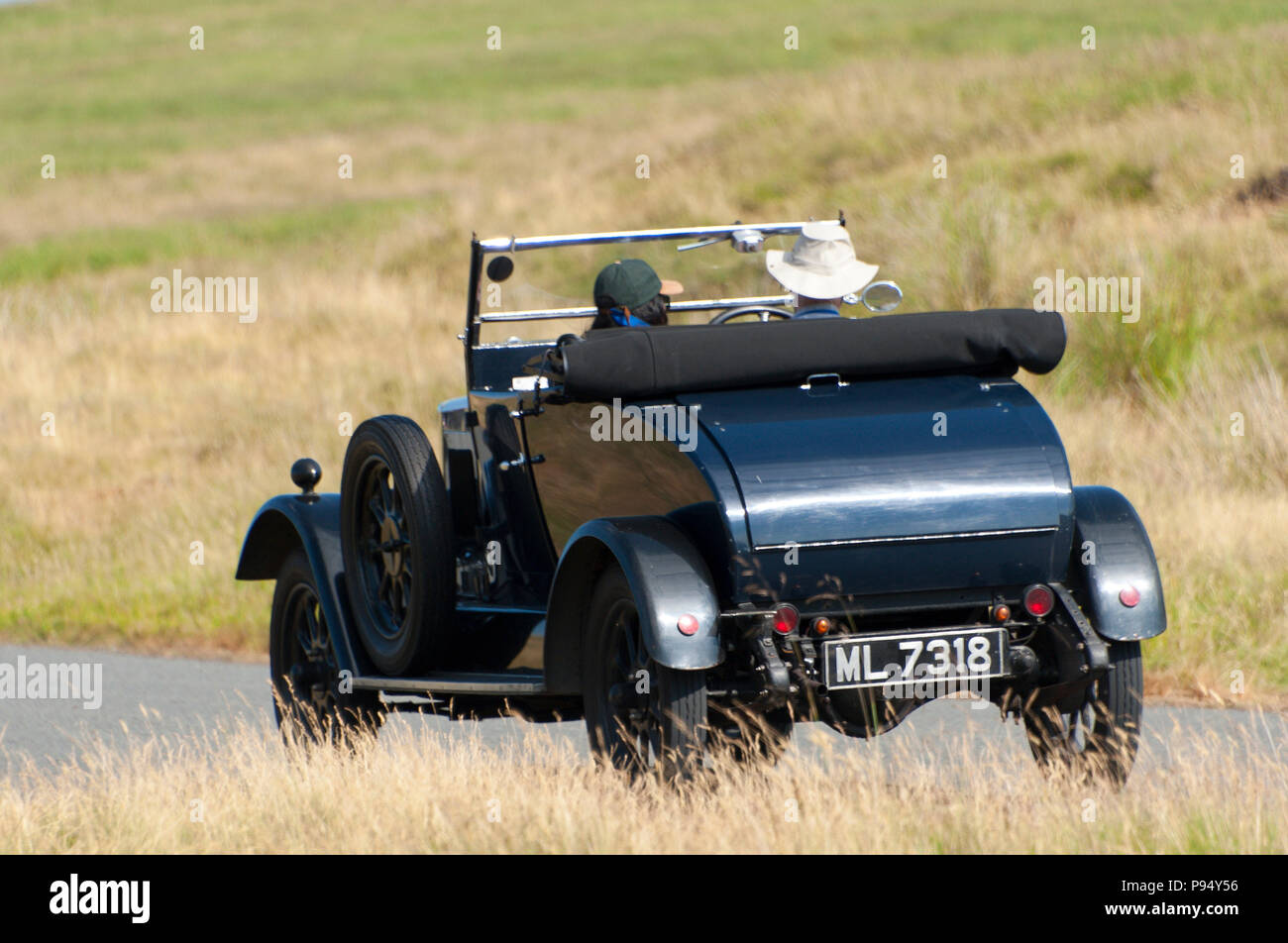 Classic british car in rural area hi-res stock photography and images ...