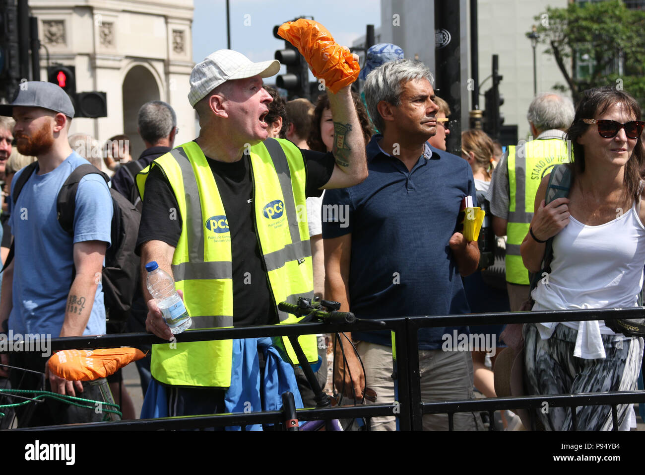 London, England. 14th July 2018. Pictured: Paul Sillett. Socialist ...
