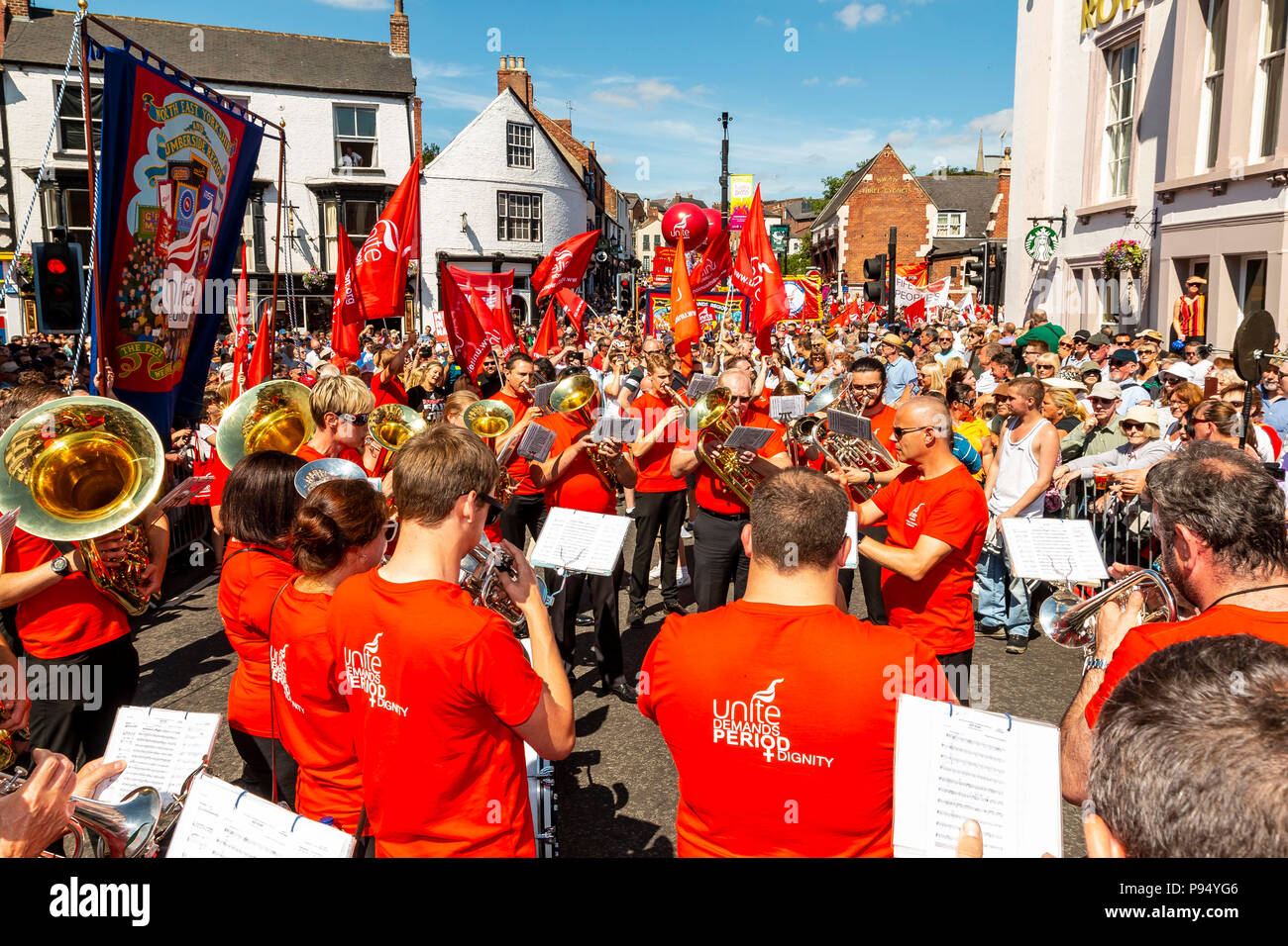 The 134th durham miners gala hi-res stock photography and images - Alamy